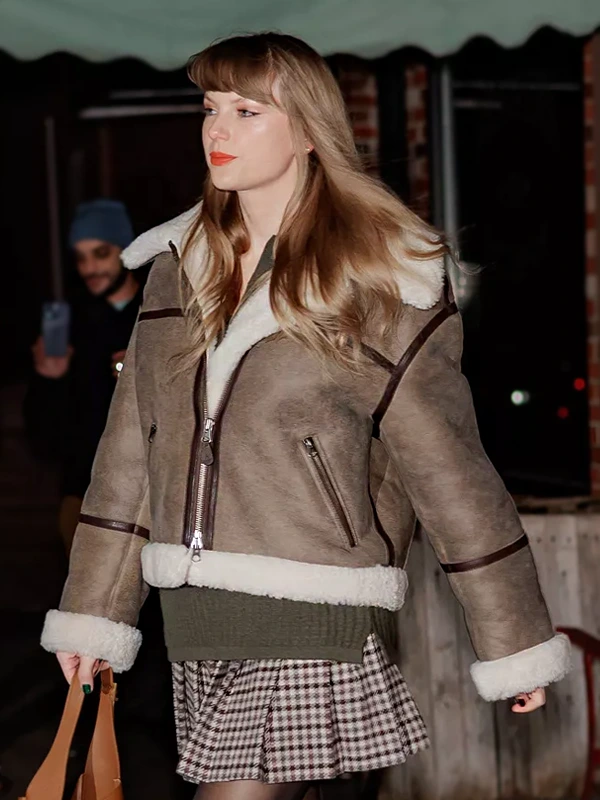Taylor Swift Shearling Jacket - The Famous Jackets